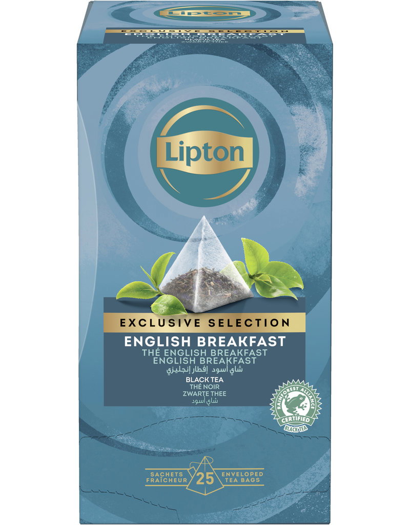 Lipton excl. selection english breakfast 25st
