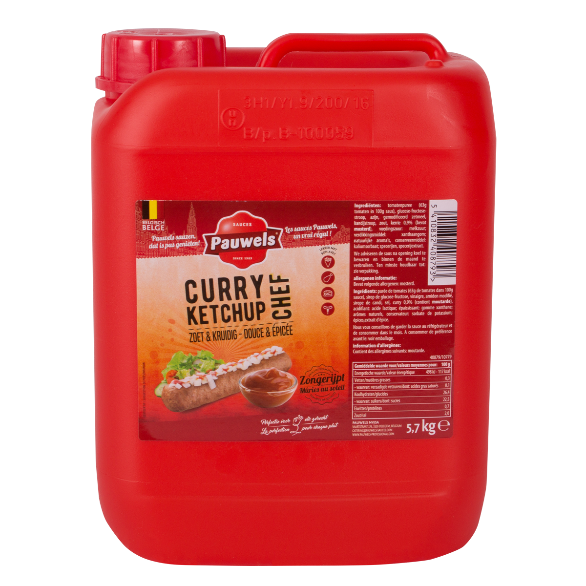 Pauwels curry ketchup chef 5,7kg