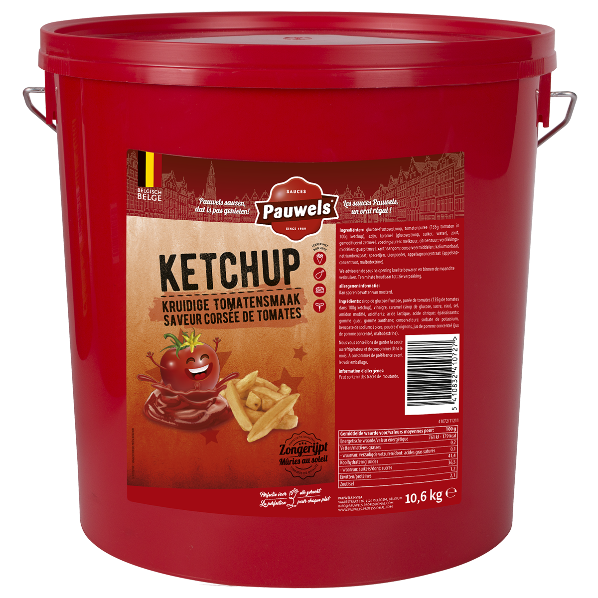 Pauwels tomaten ketchup 10kg