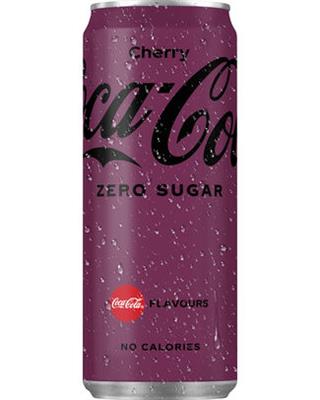 Coca Cola zero cherry boîte 24x33cl