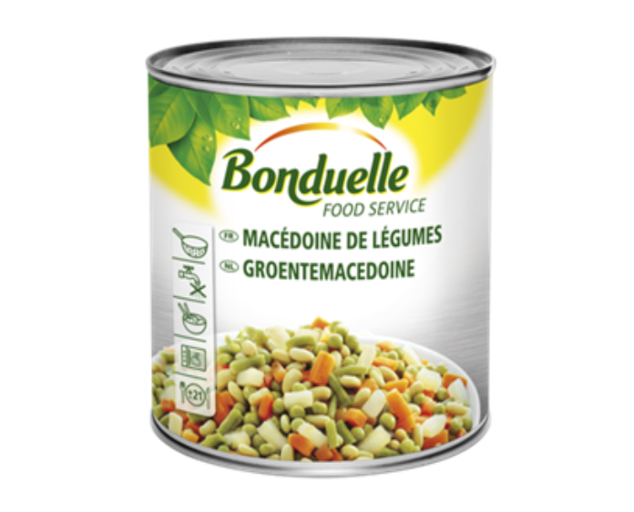 Bonduelle macedoine de légumes 1/2L 400g