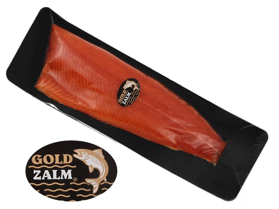 Gold verse gerookte zalm voorgesneden (+/-1,2kg) /kg