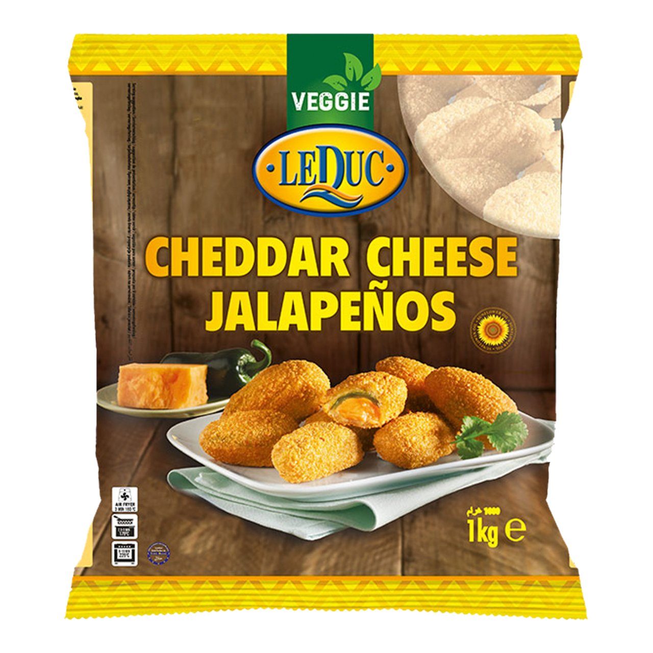 Le Duc cheddar cheese jalapenos 1kg