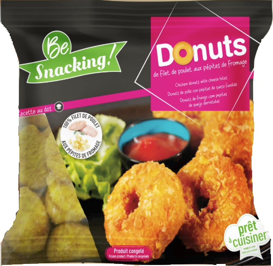 Volatys mini donuts poulet halal iqf 800g