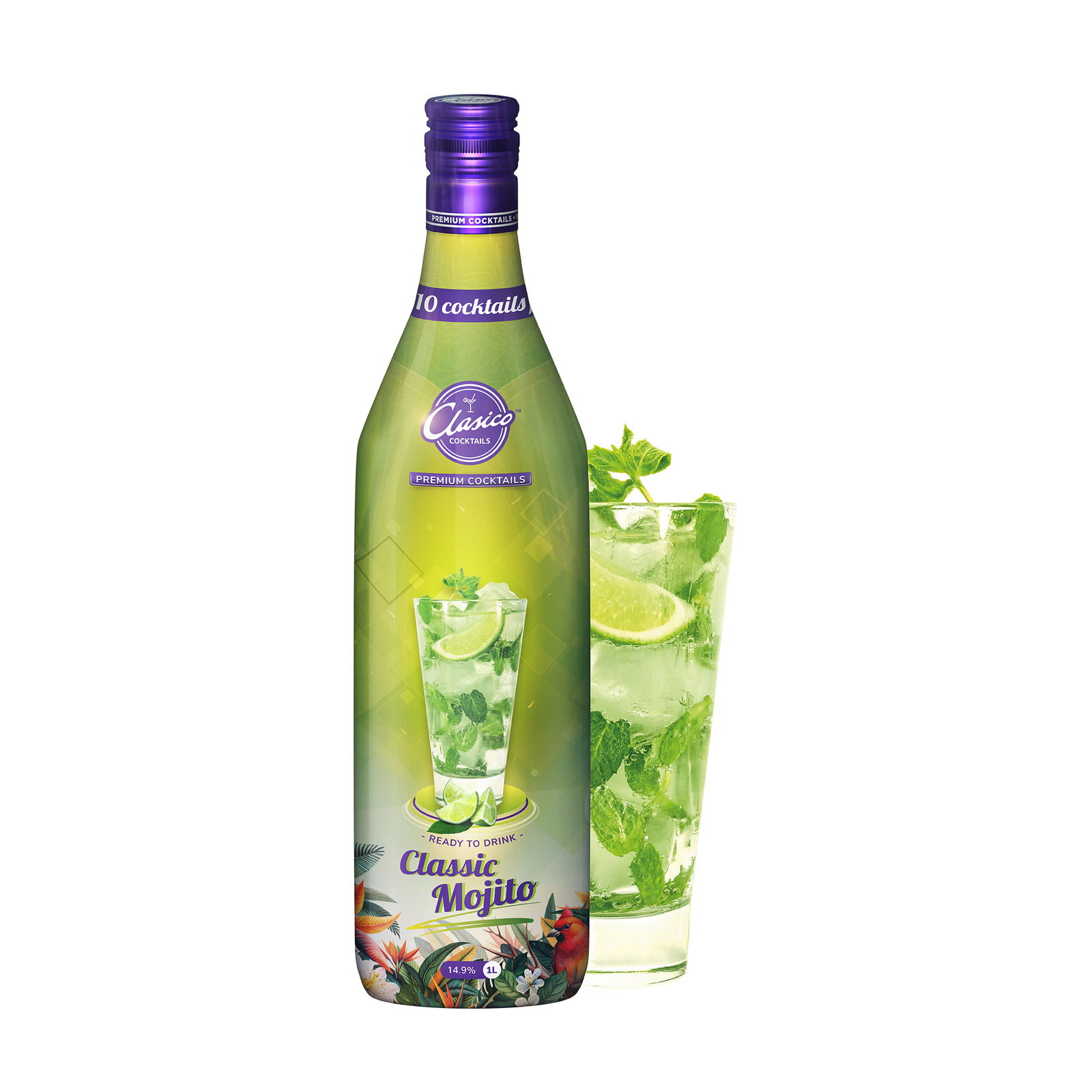 Juice Sol. mojito cocktail (14,9%) 1L