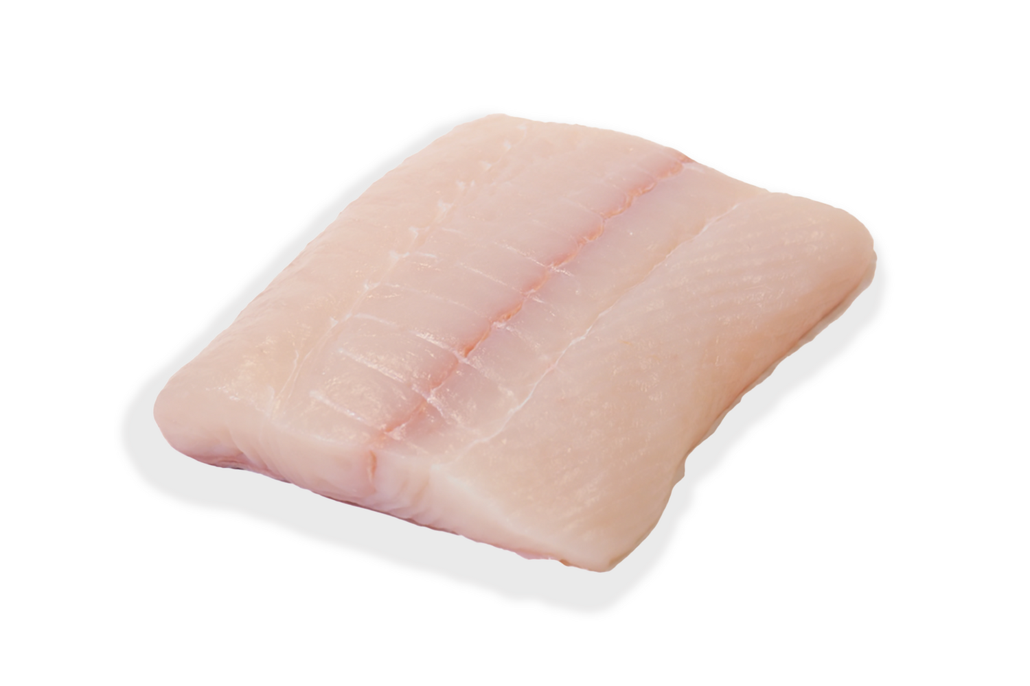 Filet de flétan avec peau 140 - 170g (+/-3kg) /kg